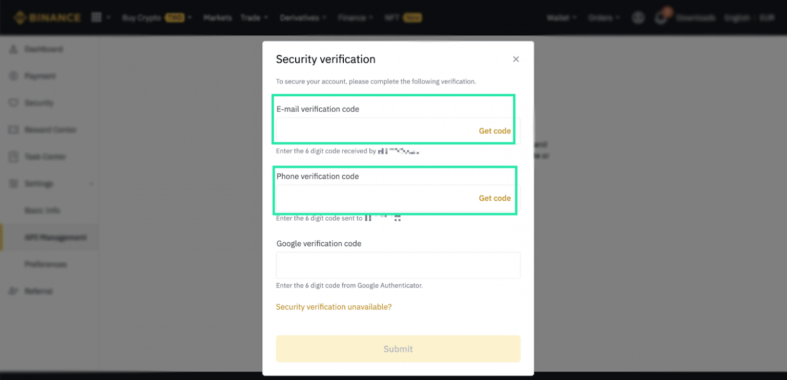 How to create an API key on Binance? - Dealerify