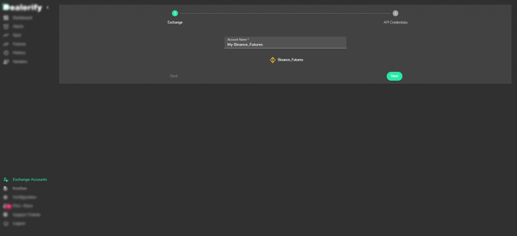 Connect Binance - Dealerify